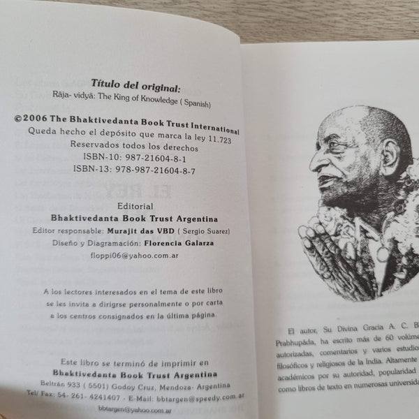 Raja Vidya El rey del conocimiento by A.C. Bhaktivedanta Swami Prabhup ...
