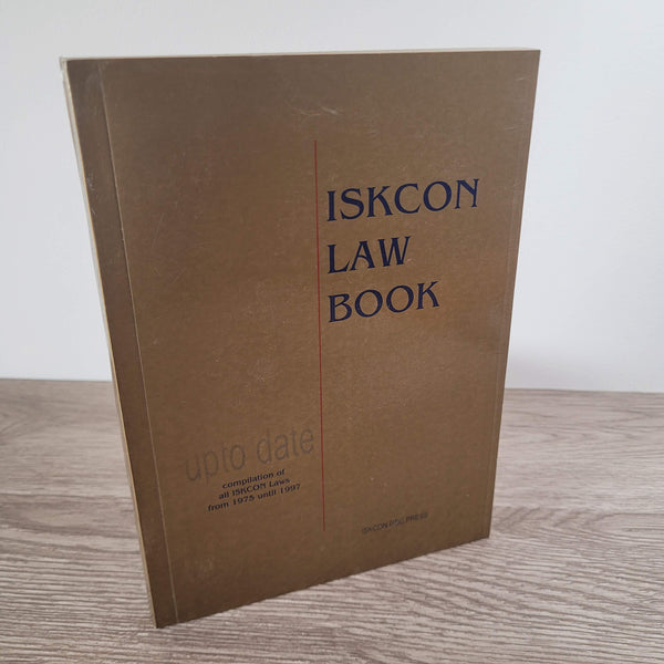Iskcon Law Book by Iskcon GBC Press – Meditative Books